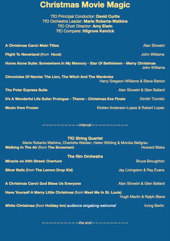 Concert ‘Christmas Movie Magic’ with The Film Orchestra – SoundTrackFest