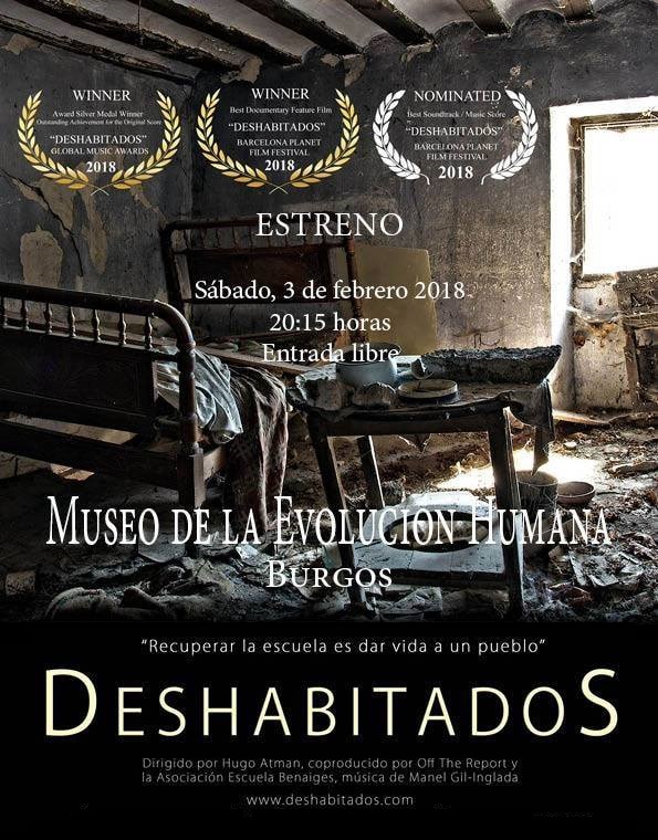Estreno del documental ‘Deshabitados’ y conferencia con el compositor ...