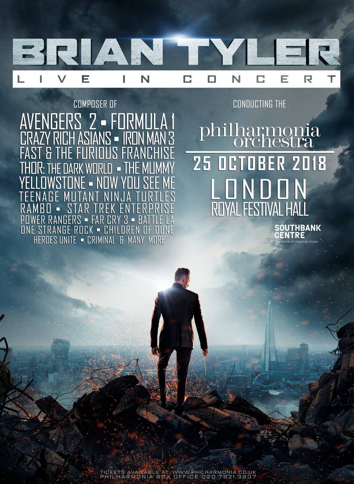 SoundTrackFest will attend ‘Brian Tyler Returns – Live in Concert’ in ...