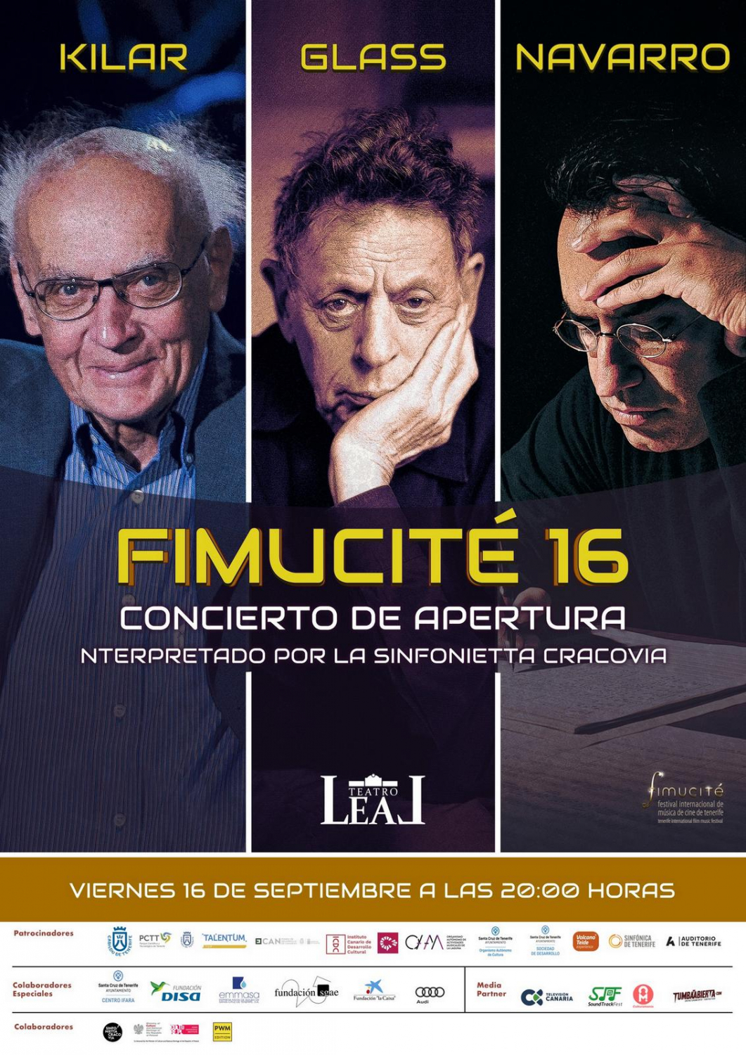 FIMUCITÉ 16 – Opening concert ‘Kilar – Glass – Navarro’ and interview ...