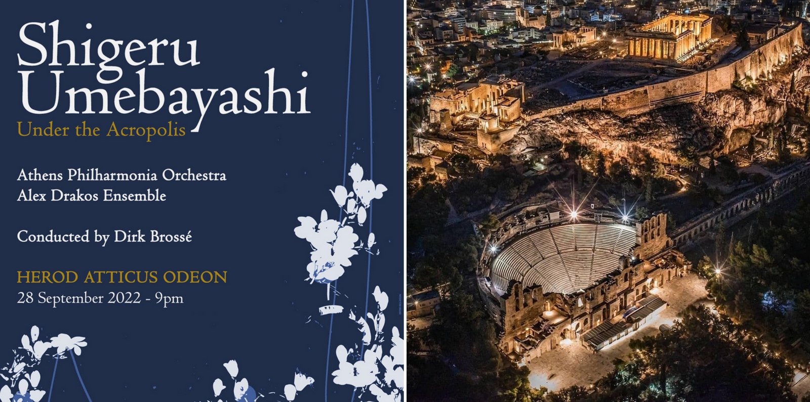 Concert ‘Under the Acropolis’ in Athens with the presence of Shigeru ...