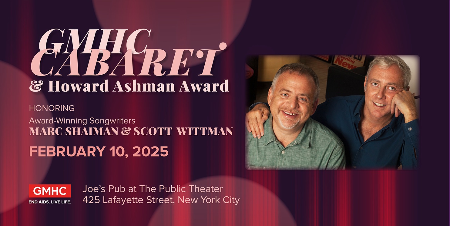 Marc Shaiman y Scott Wittman – GMHC Cabaret & Howard Ashman Award 2025 ...