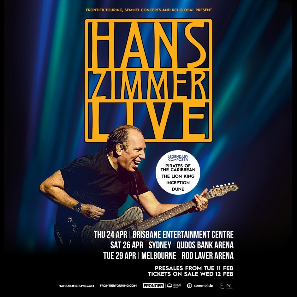 Hans Zimmer Live – Australia 2025 – SoundTrackFest