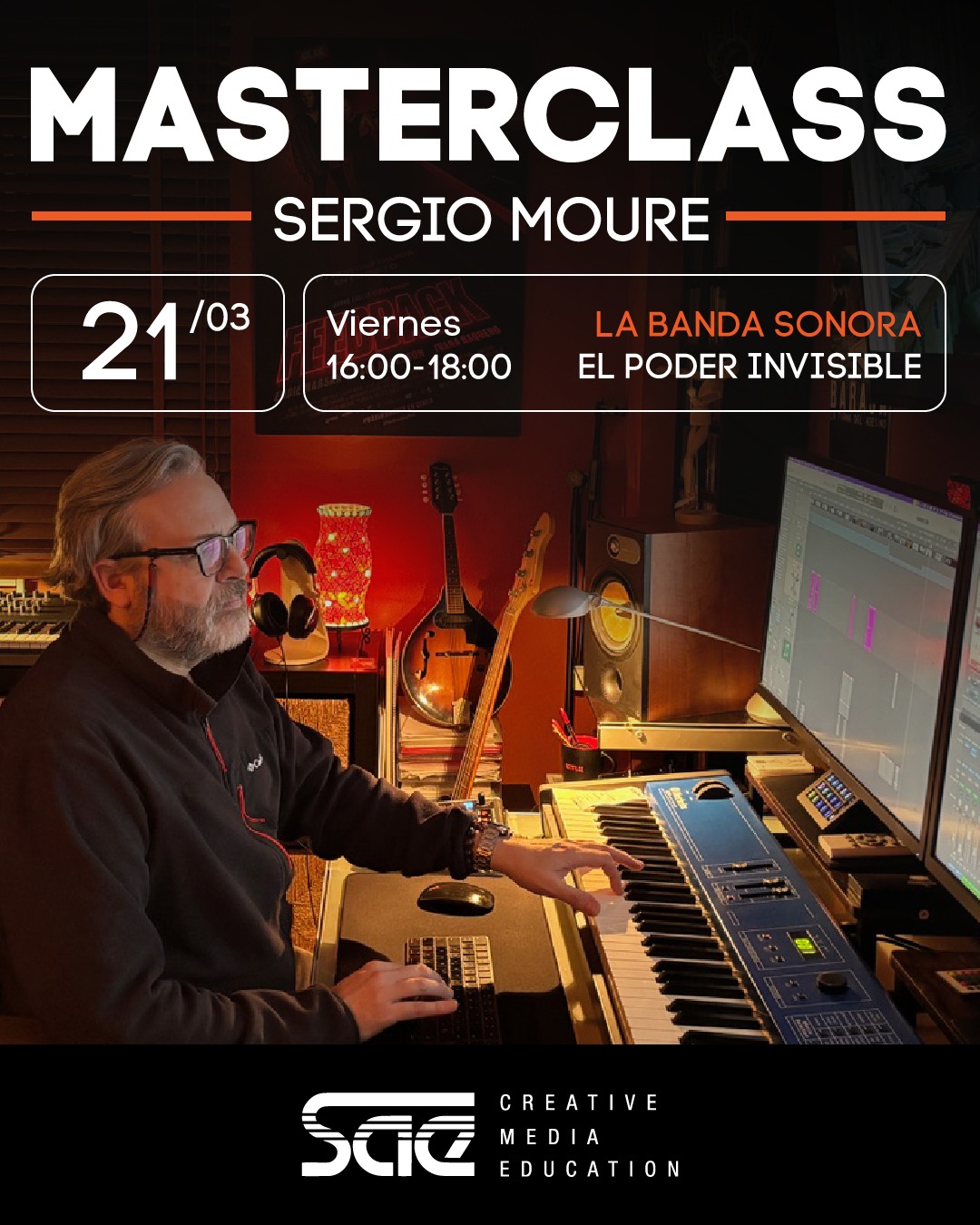 SAE Madrid – Masterclass con Sergio Moure de Oteyza – SoundTrackFest